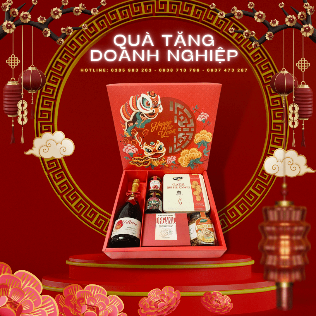 Giỏ Quà Tết Tặng Khách Hàng Tại Quận 7 Thiết Kế Sang Trọng